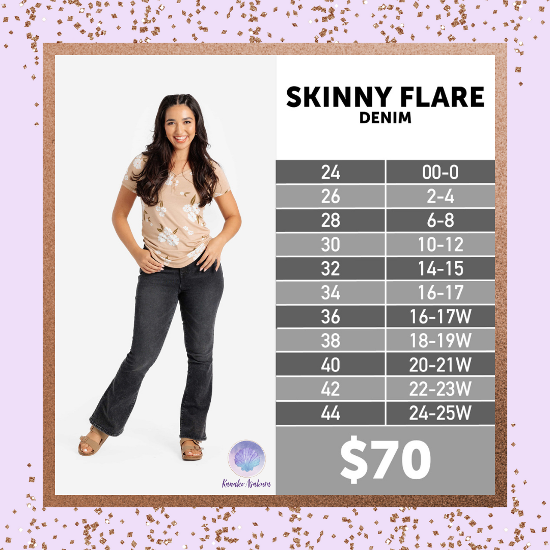 LuLaRoe Skinny Flare Denim
