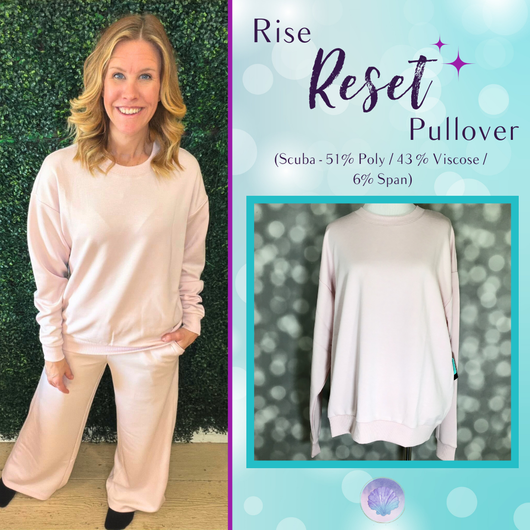 LuLaRoe RISE Reset Pullover – Relaxed Crew Neck Top