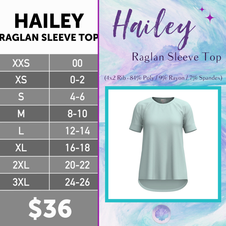 LuLaRoe Hailey - Solid Light Aqua